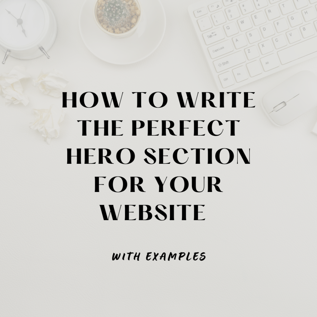 How to write the perfect website hero section for your wedding business ...
